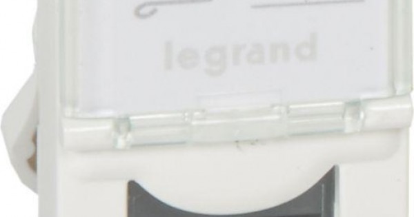 RJ45 lizdas Mosaic UTP 5E Legrand 076551 (baltas) | vssistemos.lt