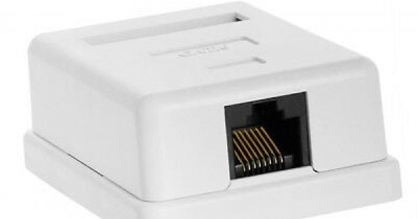 Virštinkinis kištukinis lizdas RJ45 UTP 6e cat. | vssistemos.lt